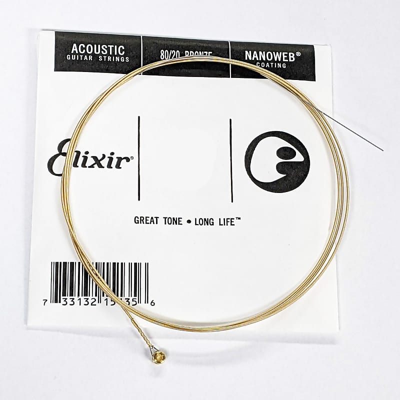 Elixir Single String, NANO .047 | Reverb