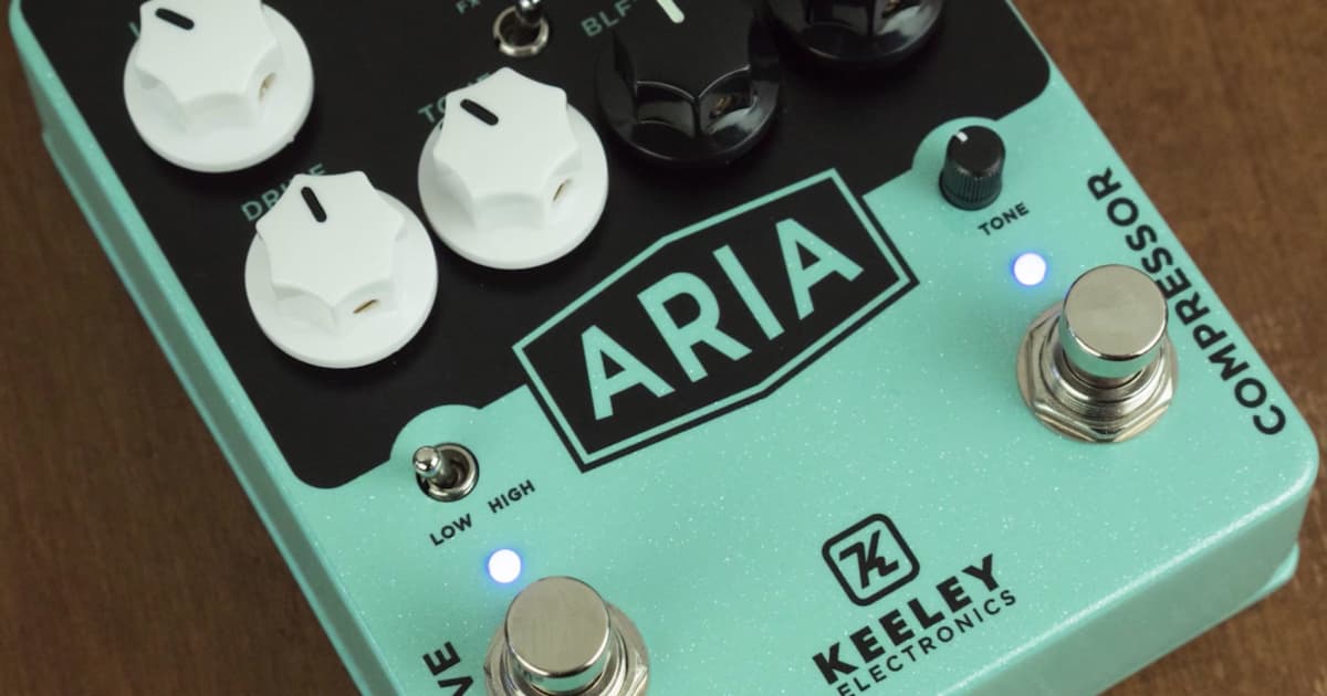 Video: Keeley Engineering Aria Compressor Drive Demo | Reverb News