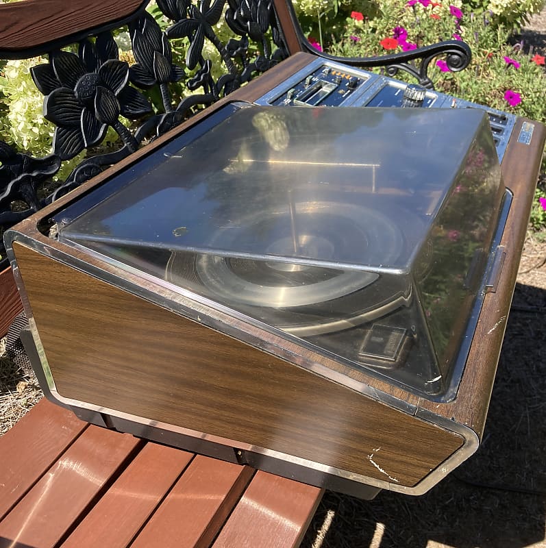 Vintage Zenith Allegro JR596W "Wedge" Stereo Console for | Reverb