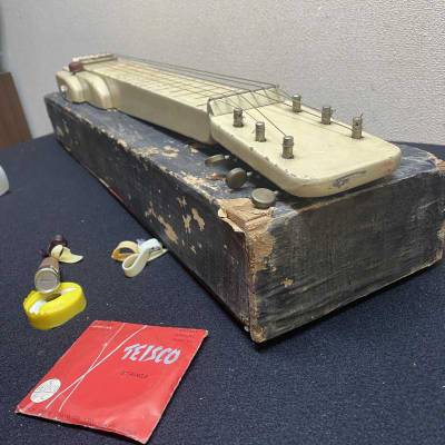 Teisco? mystery lap steel guitar with case, cord, picks, | Reverb