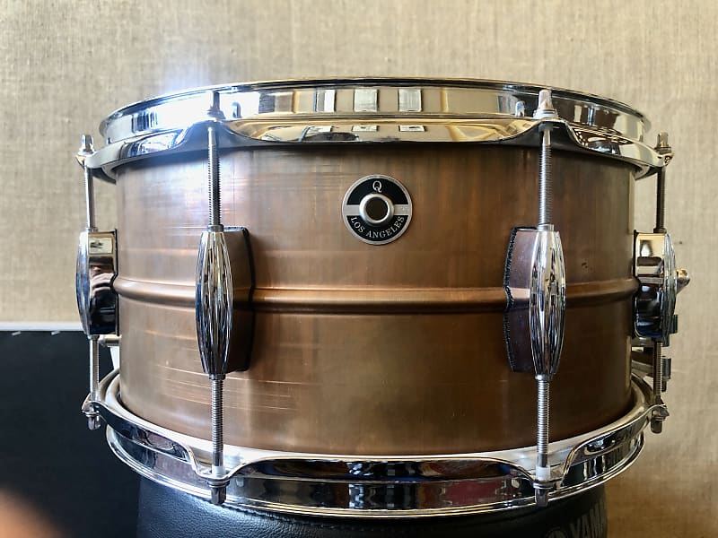 Q Drum Co. Gentleman's Series 7x14" Copper 8-Lug | Reverb Deutschland