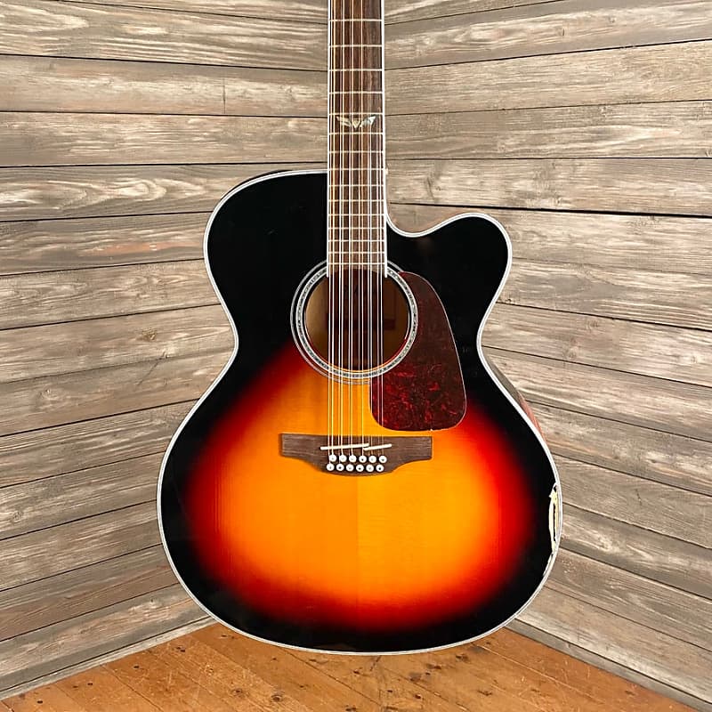 Takamine GJ72CE-12-string Jumbo Acoustic Guitar Brown | Reverb