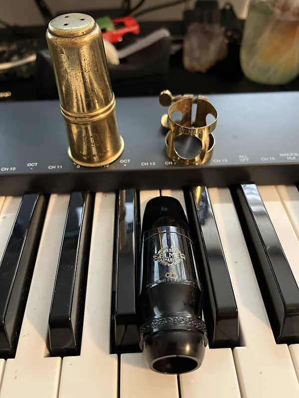 Selmer Long Body Scroll C* 1960's - Hard Rubber Alto | Reverb