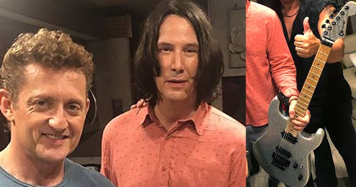 Is This Sparkly Charvel Guitar Bill & Ted’s Newest | Reverb News