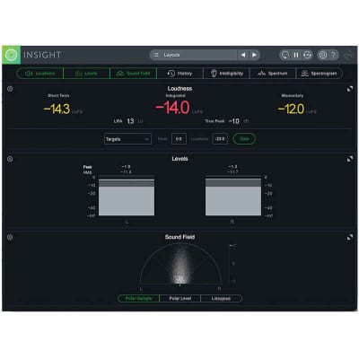 iZotope Insight 2 Essential Metering Suite Software | Reverb