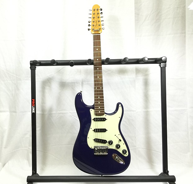 Fender Stratocaster 12 string Dark Blue | Reverb