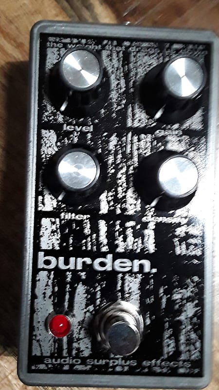Audio Surplus Effects Burden Fuzz 2021 - Black | Reverb