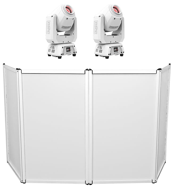 2) Chauvet DJ Intimidator Spot 260X White Moving Head | Reverb