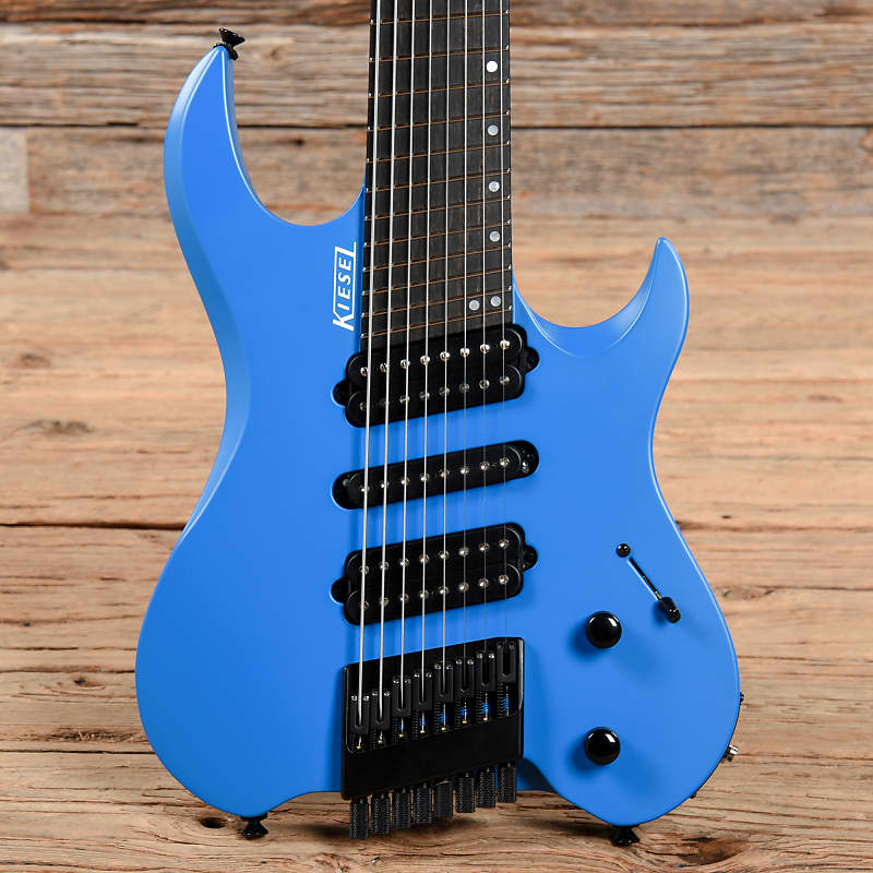 Kiesel Vader Multiscale 8-String Grabber Blue Satin Matte | Reverb