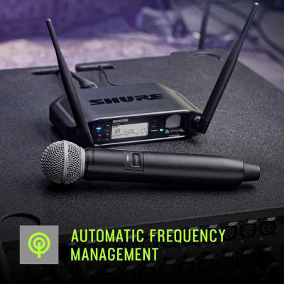 Shure GLXD24+/B87A Dual Band Pro Digital Wireless Microphone | Reverb