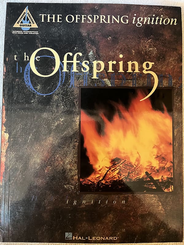 The Offspring - Ignition- Guitar Tab / Tablature Book | Reverb