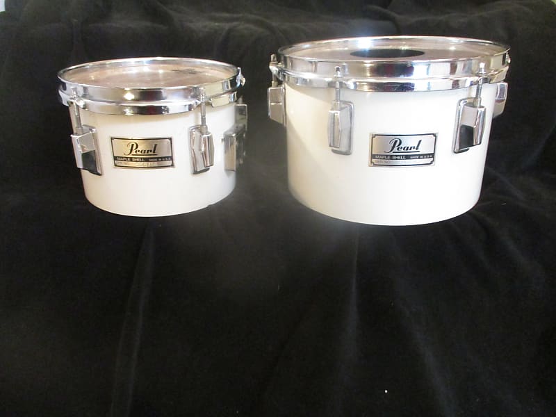 Pearl Vintage 10 & 8 Inch All Maple Concert Toms, | Reverb Australia
