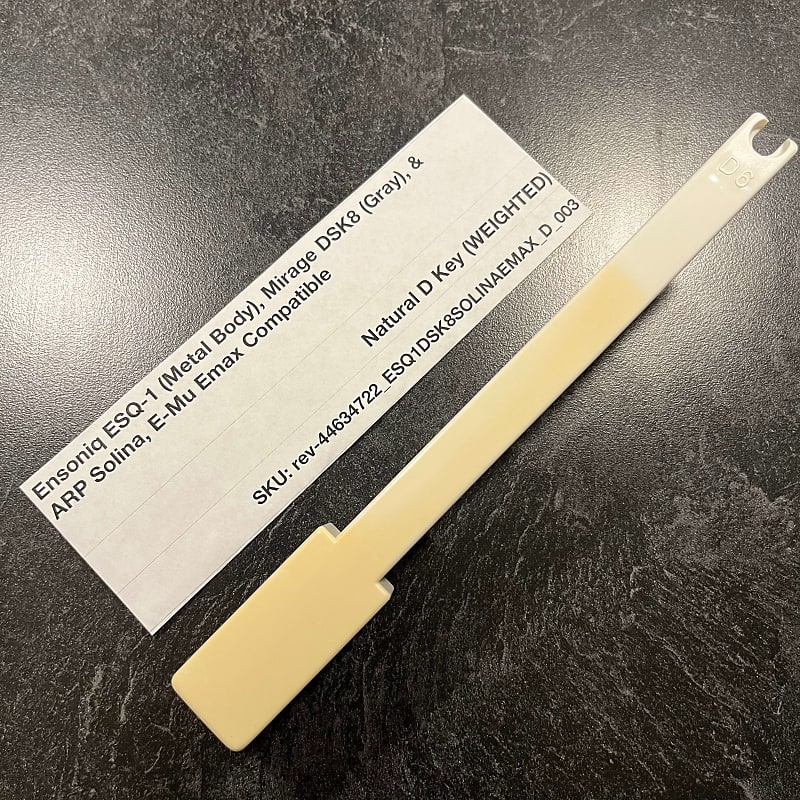 Ensoniq Replacement Weighted D Key (Ensoniq Keybeds) for | Reverb