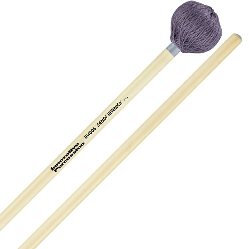 IP MEDIUM VIBRAPHONE MALLETS - SILVER CORD - RATTAN | Reverb