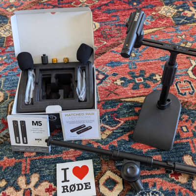 Rode M5 Small-diaphragm Condenser Microphone - Matched Pair | Reverb
