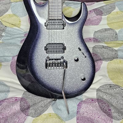 Kiesel Neck-Through Aries 2021 - Metallic Silver Flake/Trans | Reverb
