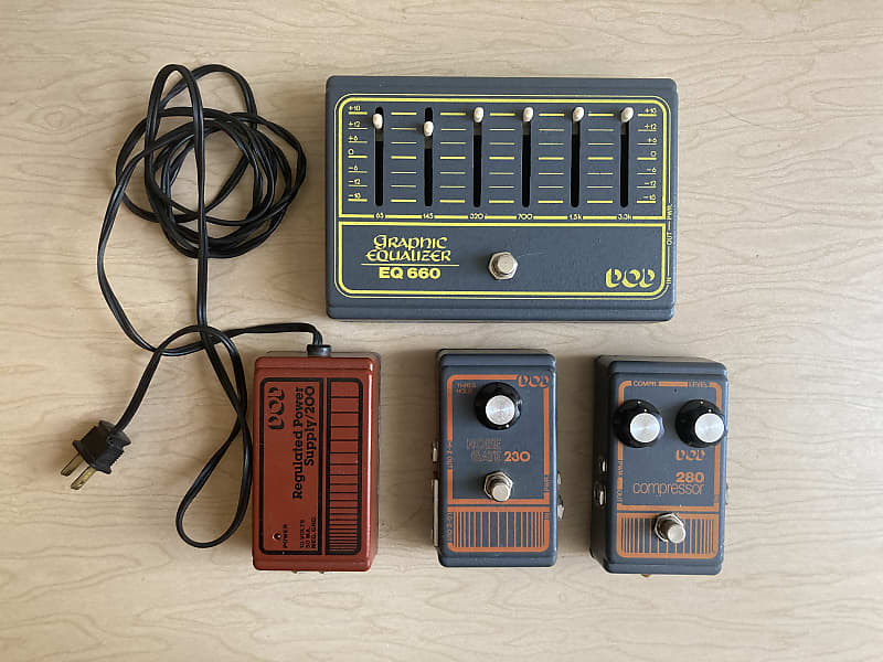 Lot of Vintage DOD 280, 230, 660 (with 200 Power Supply) | Reverb