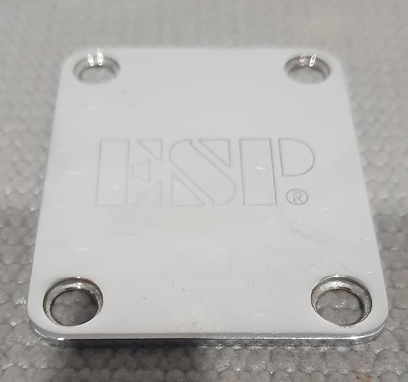 ESP Neck plate - Chrome | Reverb