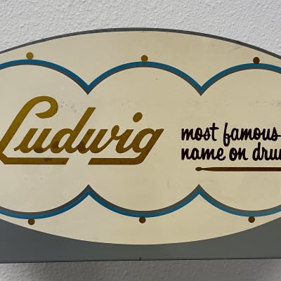 Ludwig Sign 1960s - Original Paint | Reverb