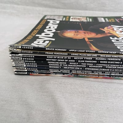 Keyboard Magazine 2009 Bruce Hornsby, Gabreila Montero, | Reverb