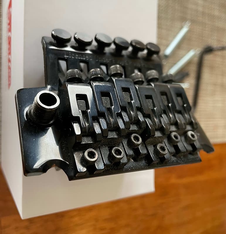 Jackson JT580 LP DLT Licensed Floyd Rose Bridge 2007 - Black | Reverb