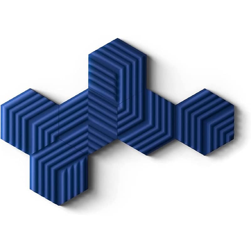 Wave Panels: 6 Acoustic Treatment Panels, Dual Density Foam, | Reverb