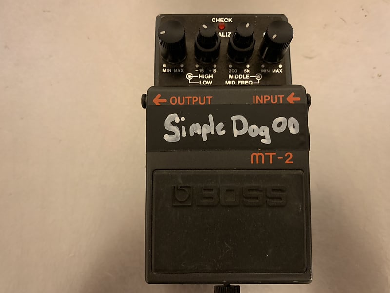 Boss Metal Zone MT-2 (Simple Dog Mod) | Reverb