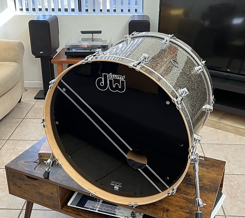 DW Performance 24” kick drum Gold Nebula | Reverb
