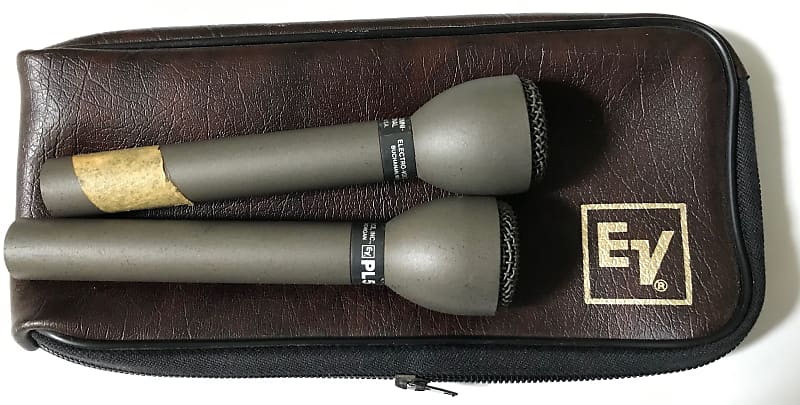 Electro-Voice PL5 Dynamic Microphone Pair 1980s w/case | Reverb