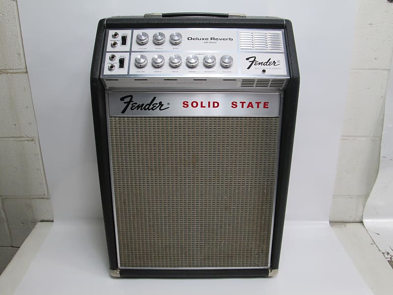 Vintage Fender Deluxe Reverb SR1025 Solid State Combo | Reverb