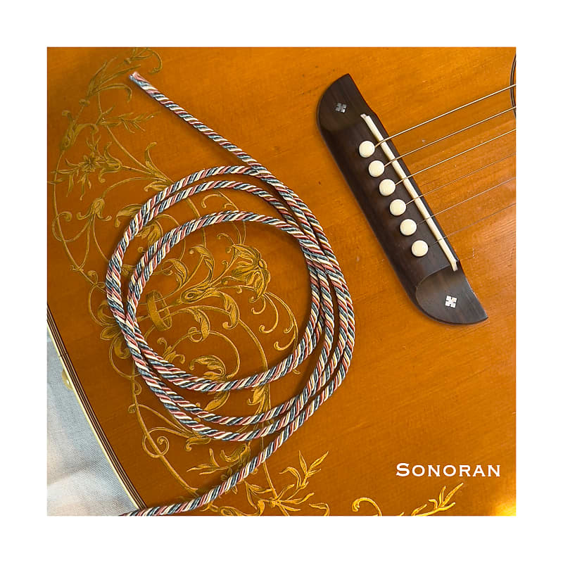 Rural Guitar Vintage Rope Strap - Pink/White/Blue Multicolor | Reverb