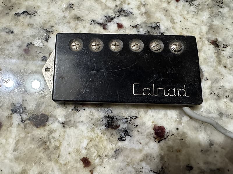 Calrad Guitar Pickup - Black Low Profile | Reverb