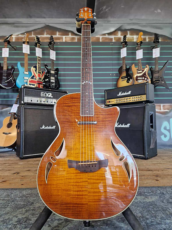 Crafter SA-TMVS Vintage Sunburst 2007 Semi-Hollow Acoustic | Reverb