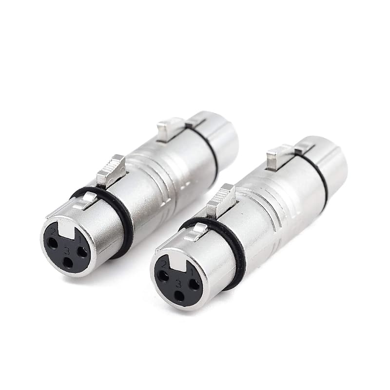 Xlr Female To Female, 2-Pack Xlr 3 Pin Female To 3 Pin Female | Reverb
