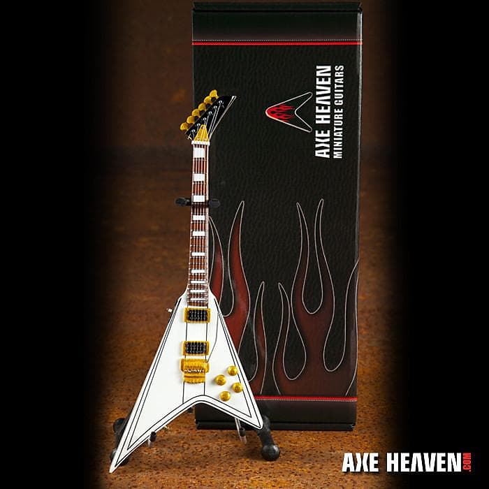 Axe Heaven Axe Heaven Randy Rhoads Signature White Flying V | Reverb