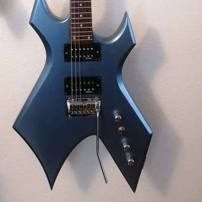 Bc rich Warlock platinum Metallic blue | Reverb