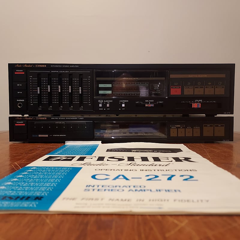 Fisher CA-272 & FM-272 Studio-Standard Stereo Amplifier & | Reverb
