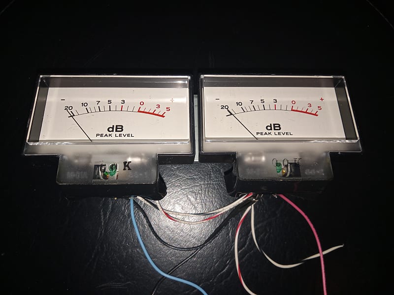 TEAC Cx650r, c3rx, c1 VU Meters! 1980s - White/Black | Reverb