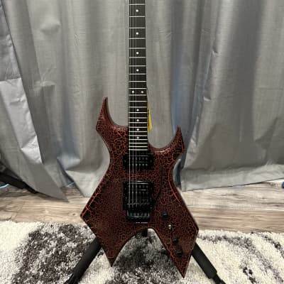 B.C. Rich Stranger Things NJ Warlock 2022 Red Crackle | Reverb