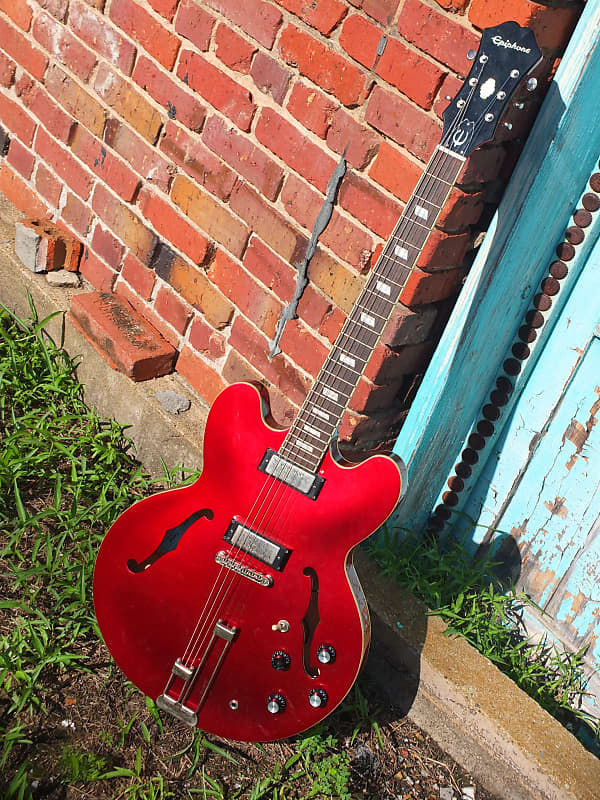Epiphone Riviera Reissue - Metallic Wine Red | Reverb