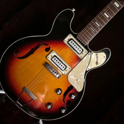 Bruno Maxitone ES-335 Style Electric Guitar - Pearloid | Reverb