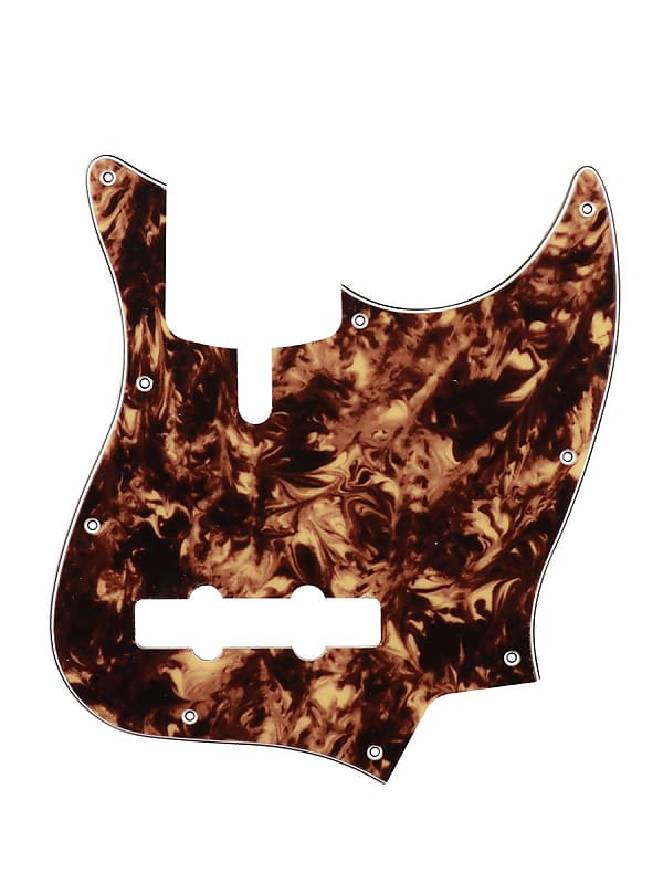 pickguard, Sire Marcus Miller V-series, 3 ply, marble yellow | Reverb