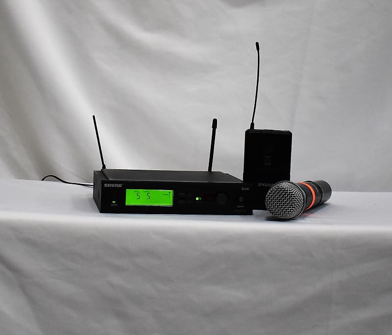 Shure SLX4 with Beta87A and Bodypack Black w/ hard cases | | Reverb