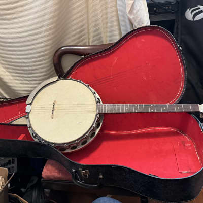 Vintage 4 string tenor banjo - Natural | Reverb