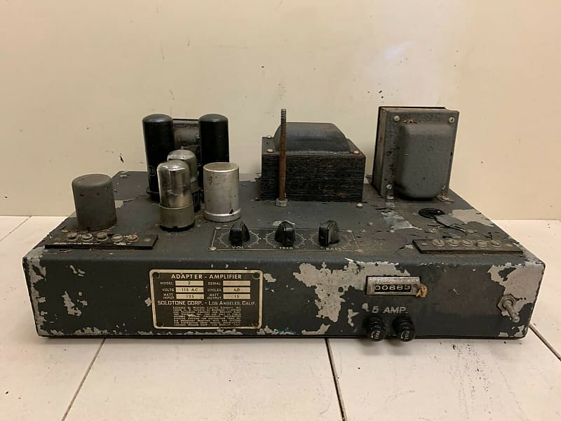 SOLOTONE CORP TUBE MODEL 2 ADAPTER -AMPLIFIER LICENSED BY | Reverb