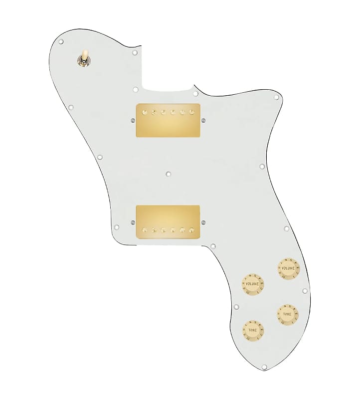 920D Custom 72 Deluxe Tele Loaded Pickguard With Gold | Reverb