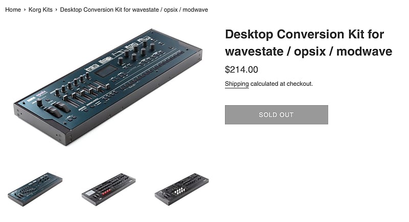 Korg Wavestate / Opsix / Modwave Desktop Conversion Kit | Reverb