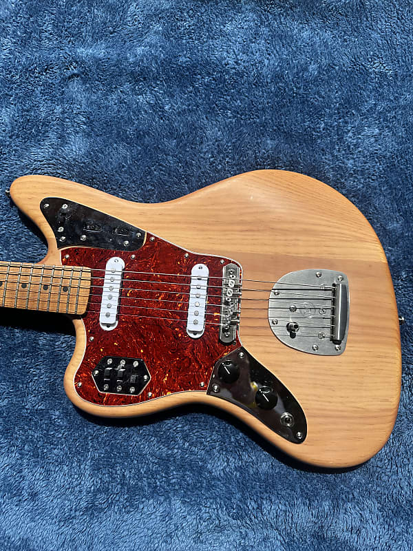 Left Handed Mod Shop Fender Jaguar - Natural Finish | Reverb