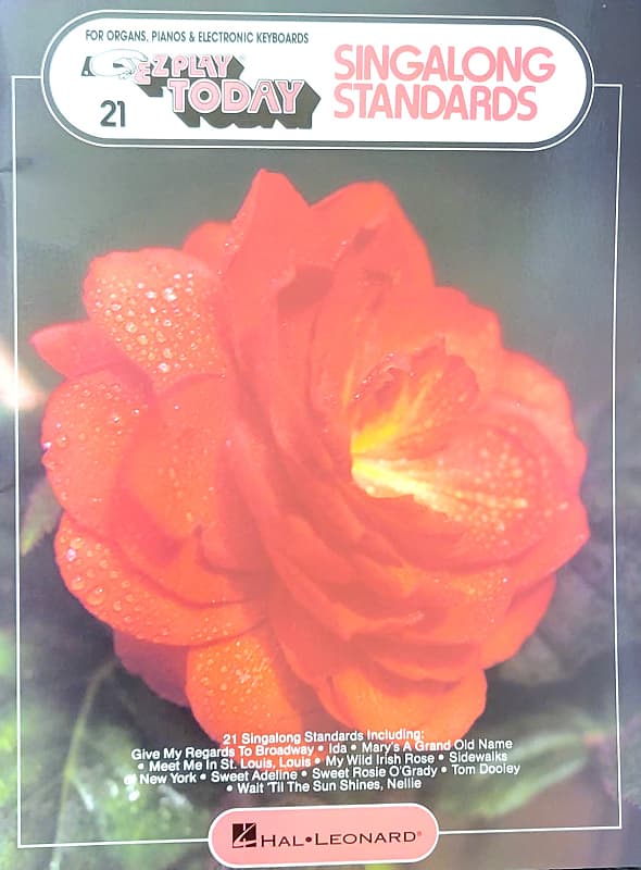 Singalong Standards (Songbook) E-Z Play Today - E-Z Play | Reverb