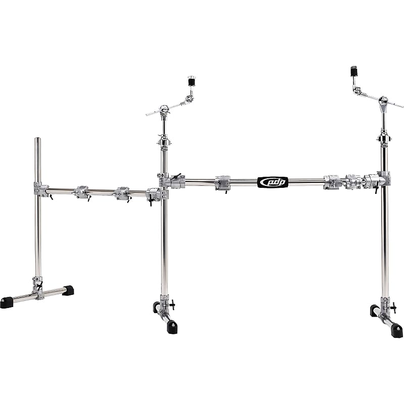 PDP by DW Main and Side Drum Rack Package Chrome Plated Steel | Reverb